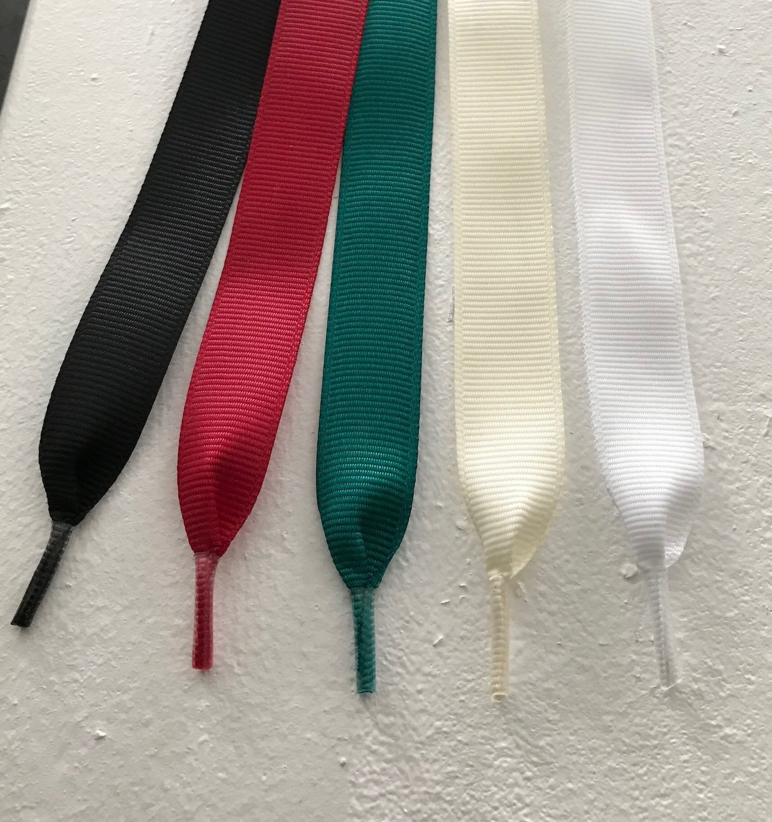 Grosgrain Ribbon Shoe Laces for Trainers,boots, Shoes, Dm's, Kickers ...