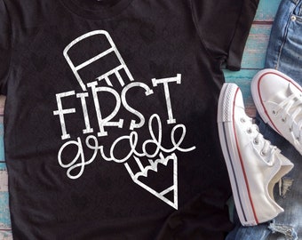 1st grade svg | Etsy