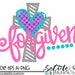 Forgiven svg Christian svg cross svg Jesus love me svg | Etsy