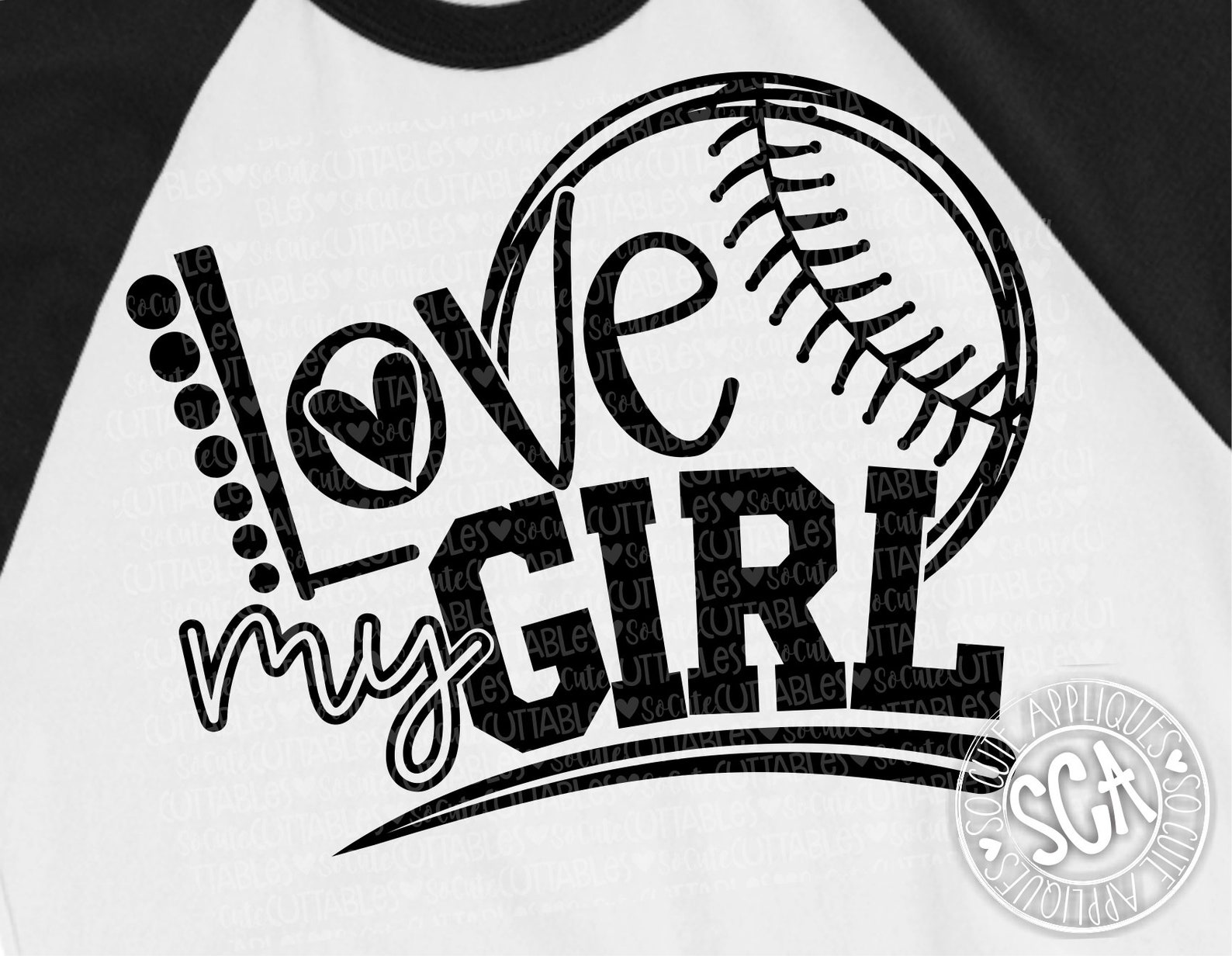 Softball Mom Svg Love My Girl Svg Ball Mom Svg Design Etsy