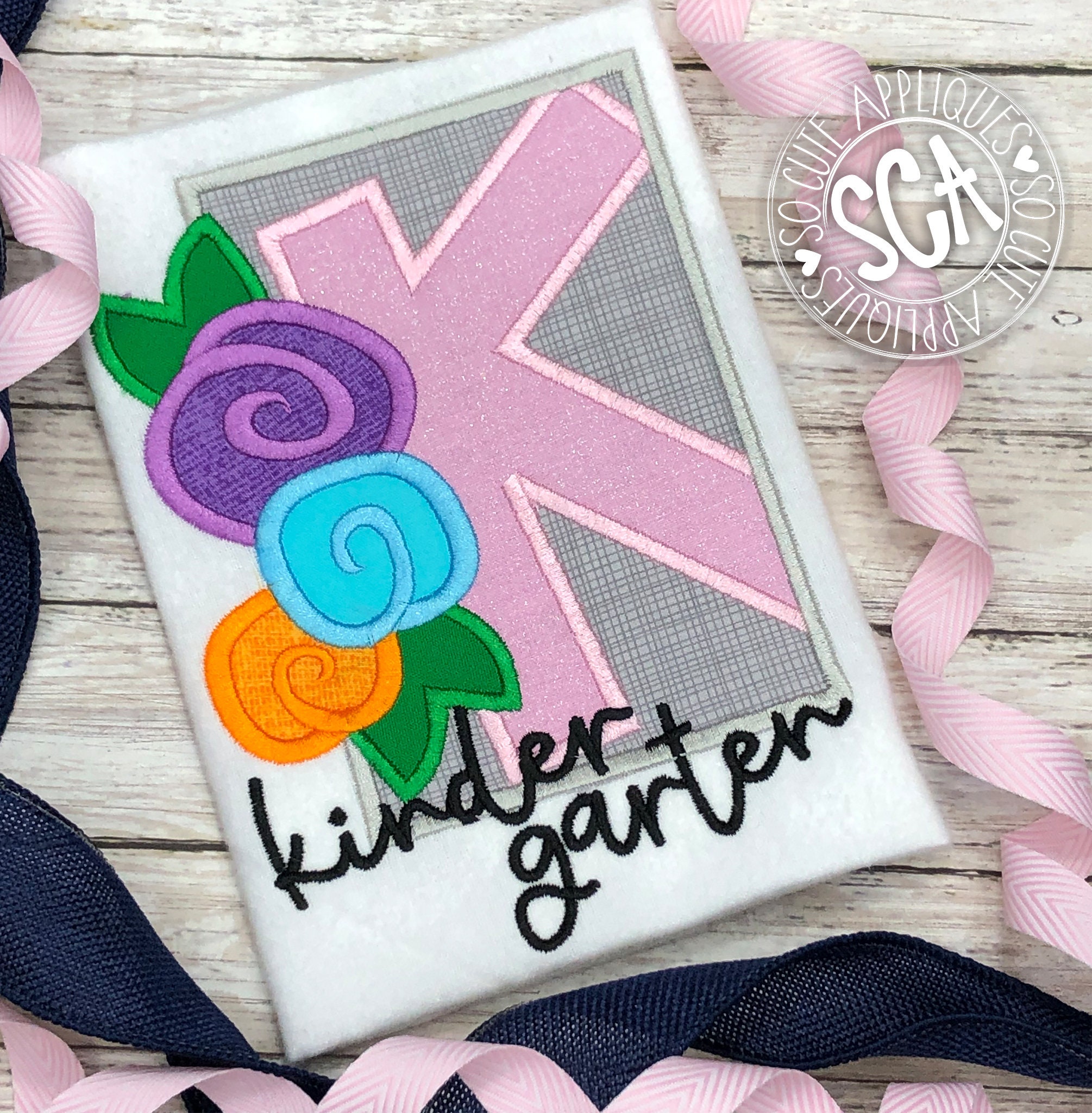 Back to School Kindergarten Embroidery Design 1st Day of | Etsy