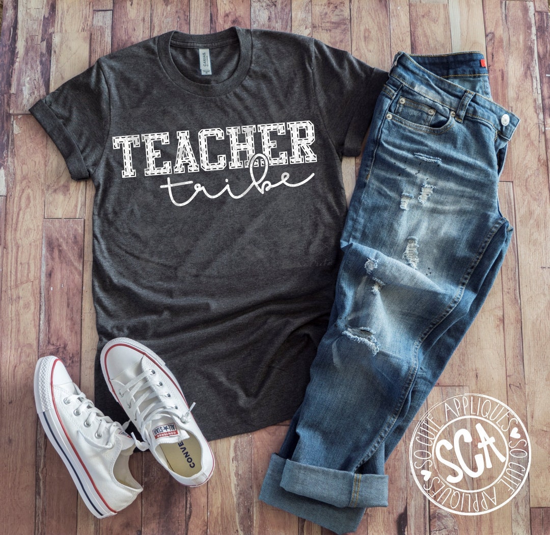 Back to School, Teacher Tribe SVG, School Cut File, School Shirt, Svg ...