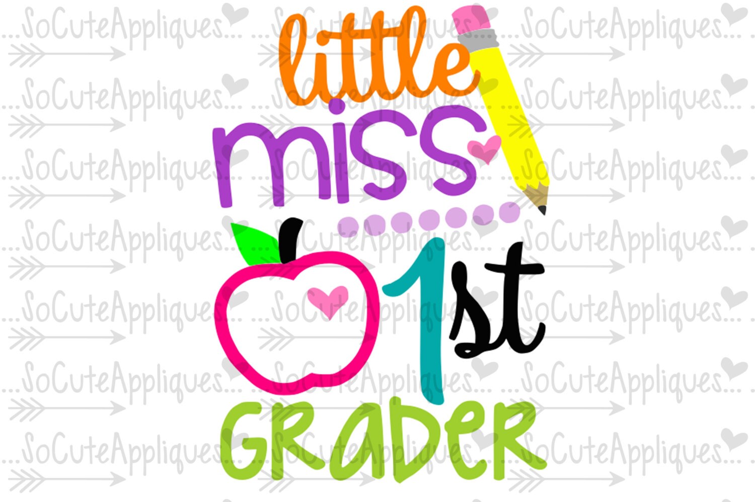 Back to school Little miss 1st grader School SVG 1st grade | Etsy