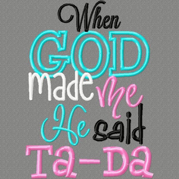 God Said Ta Da - Etsy