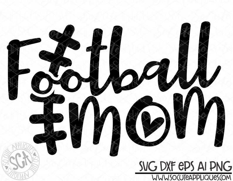 Football Football Mom Football Mama Svg Design Football Mom Etsy