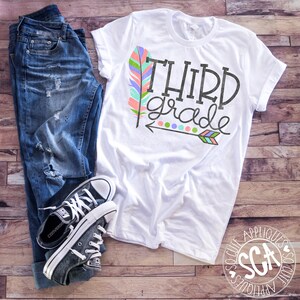 Back to School, School Cut File, 3rd Grade SVG, School Shirt, Svg File ...