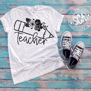 Teacher SVG, Back to School, School Cut File, School Shirt, Svg File ...