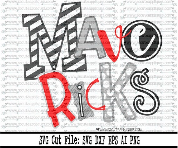 Mavericks SVG Schnittdatei Cheer svg Schulgeist | Etsy