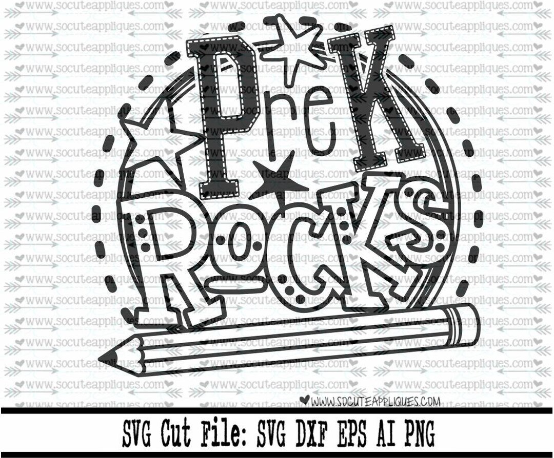 Back to School SVG Pre K Rocks Svg 1st Day of School Svg - Etsy