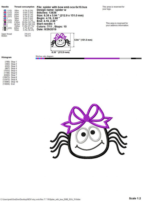 Tools Spooky Boo-tiful Applique Design spider Applique Design name ...