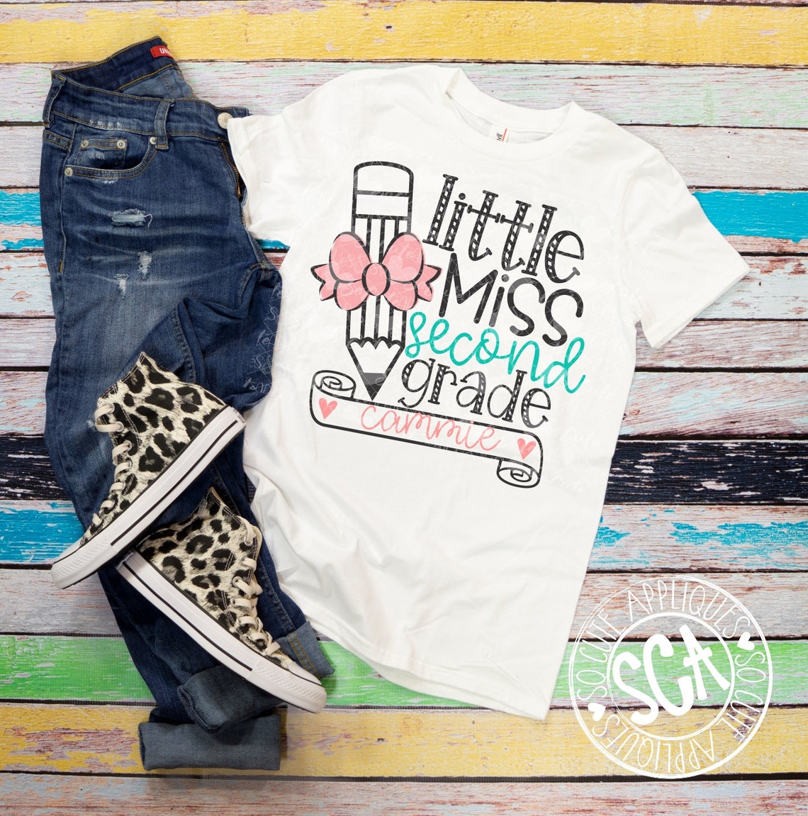 Back to School Little Miss 2nd Grade SVG School Cut File - Etsy