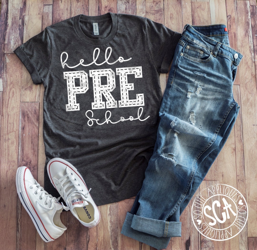 Back to School, Preschool SVG, School Cut File, School Shirt, Svg File ...