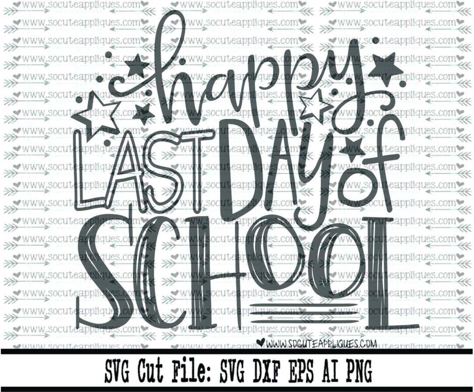 End of school SVG Happy last day of School summer svg svg | Etsy