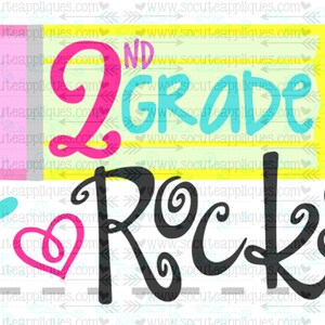 Back to School, School SVG Bundle, Kindergarten Rocks Svg, Pre-k to 6th ...