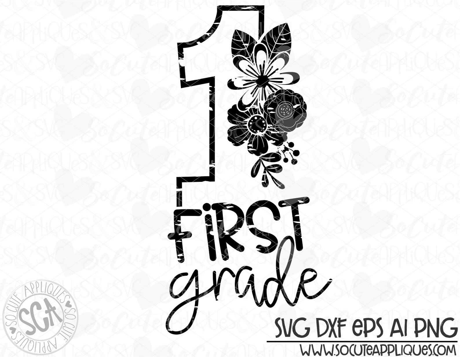 Back to School 1st Grade SVG School Cut File School Shirt | Etsy