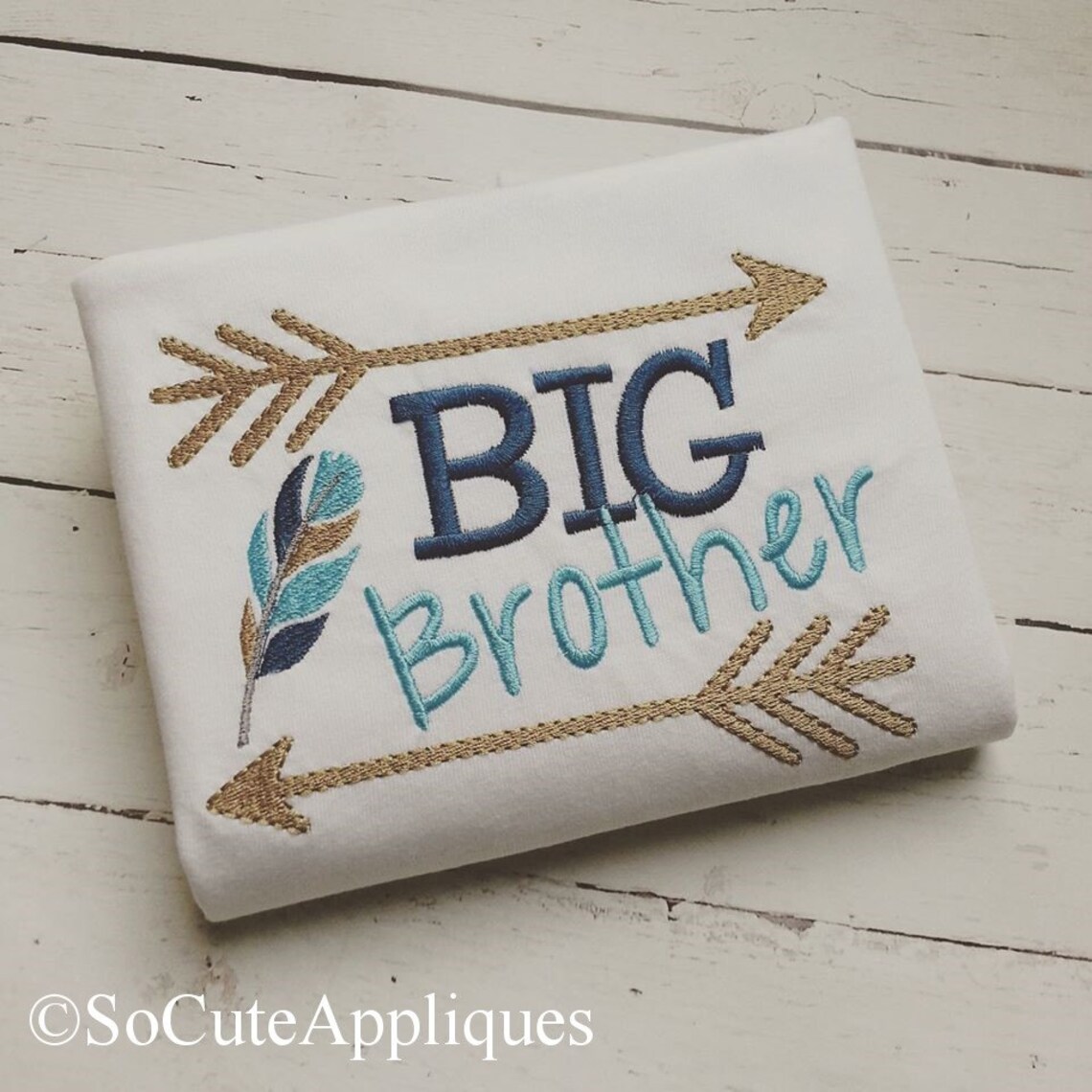 Big Brother Embroidery Design 4x4 5x7 6x10 Little Lil Brother | Etsy