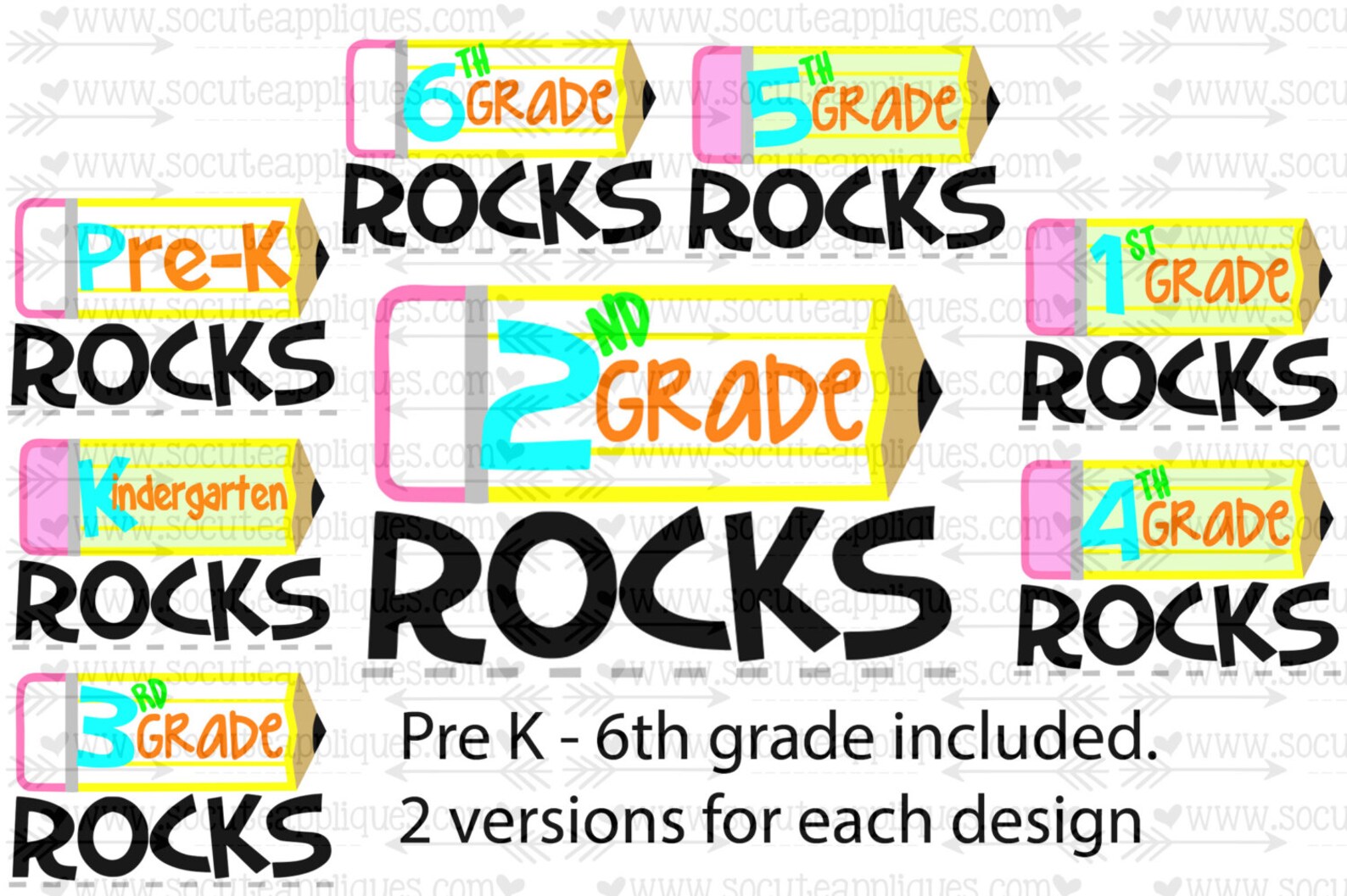 Back to School School SVG Bundle 1st Grade Rocks Svg Pre-k | Etsy