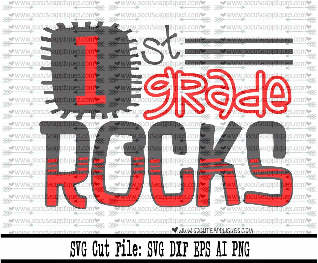 Back to School School SVG Bundle Kindergarten Rocks | Etsy