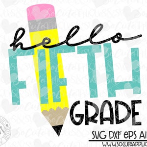 Back to School, SVG Bundle, Preschool, Pre K-6th Grade, Hello School ...