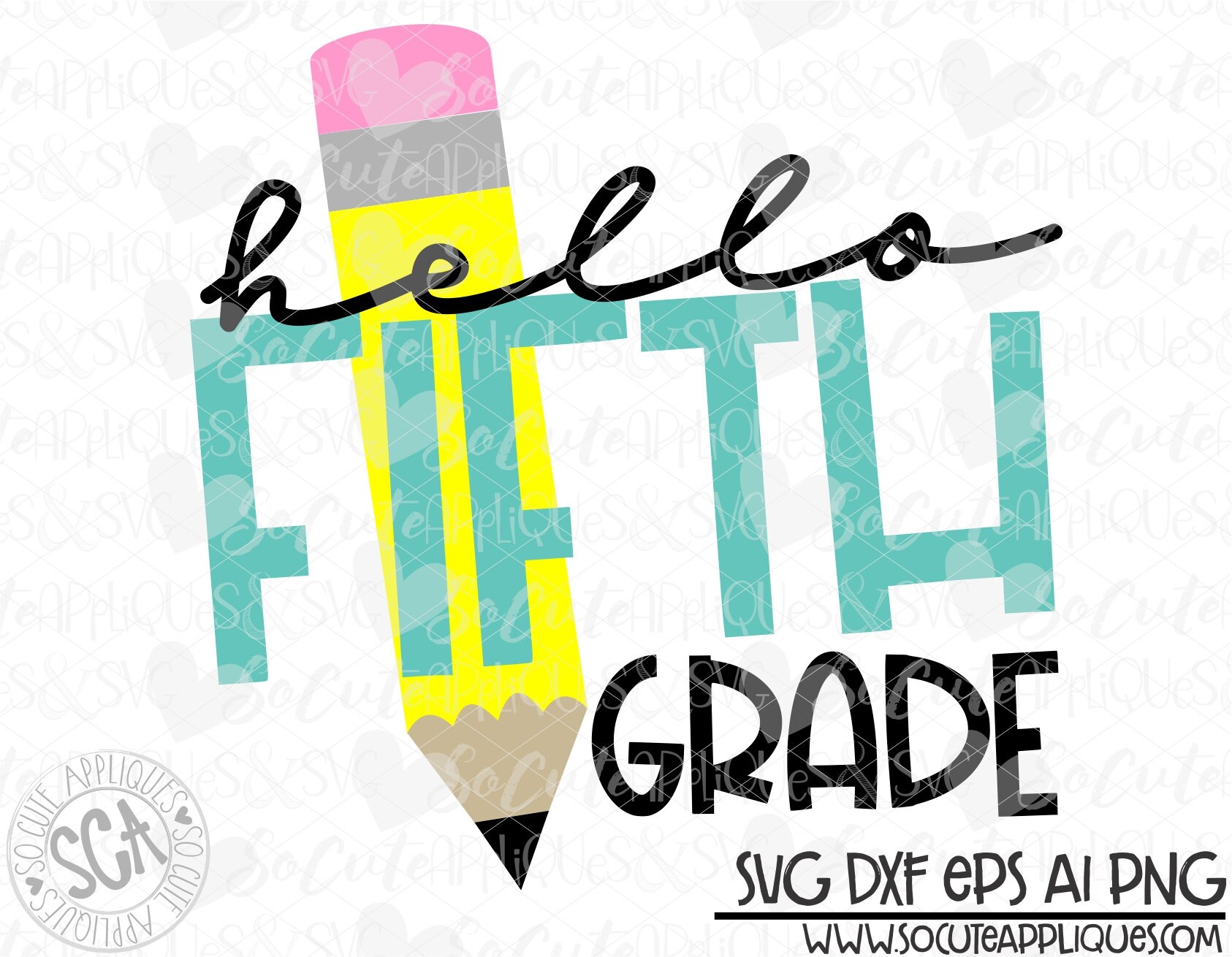 Back to School SVG Bundle Preschool Pre K-6th Grade Hello | Etsy