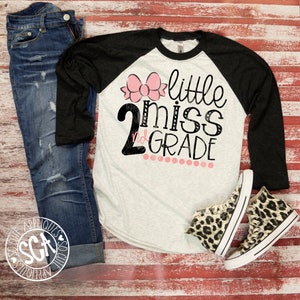 Back to School Little Miss 2nd Grade SVG School Cut File - Etsy