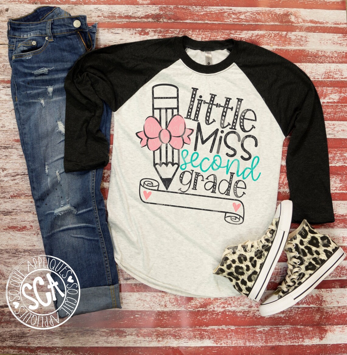 Back to School Little Miss 2nd Grade SVG School Cut File - Etsy