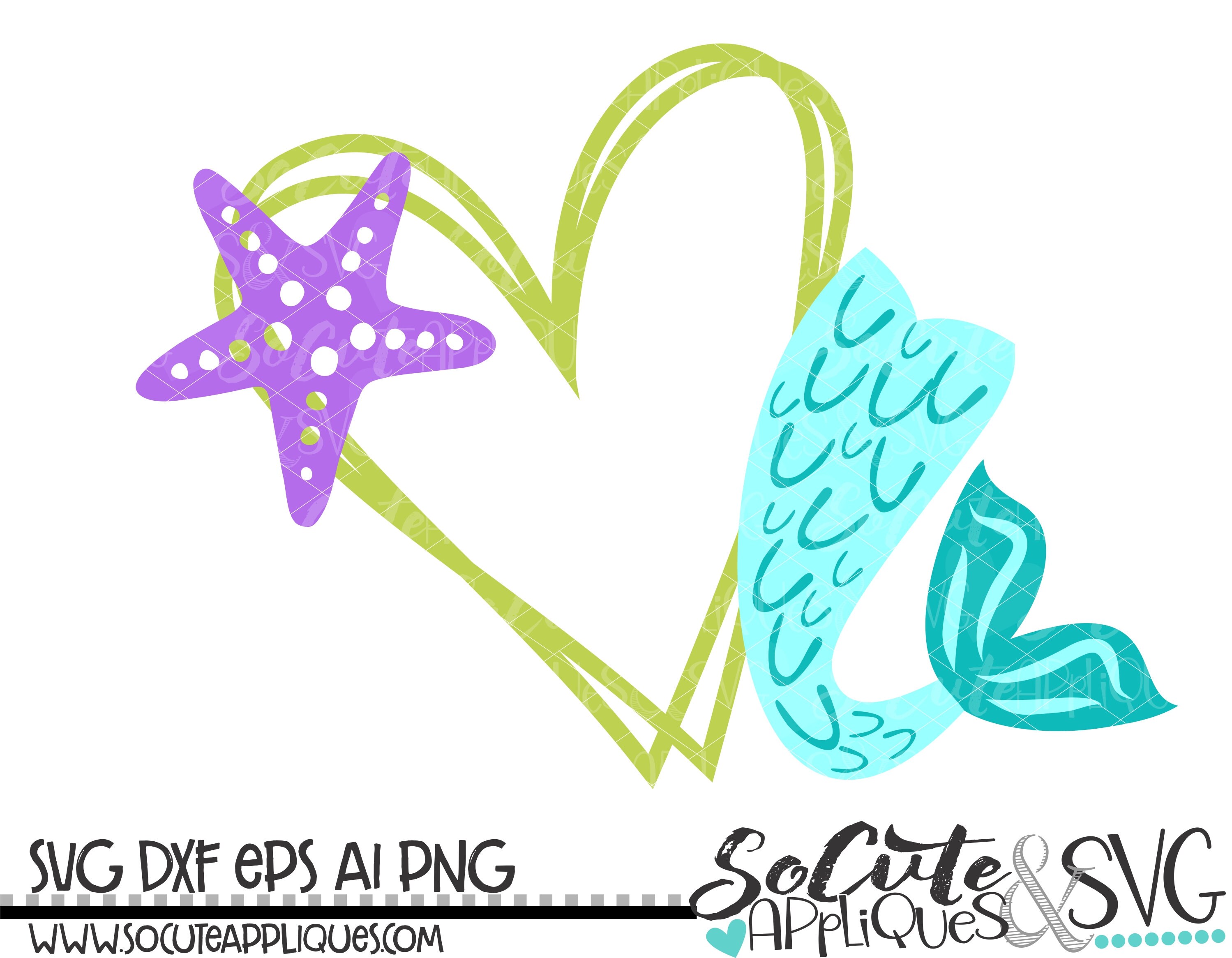 Mermaid Monogram Frame Svg Design Mermaid Svg Design - Etsy