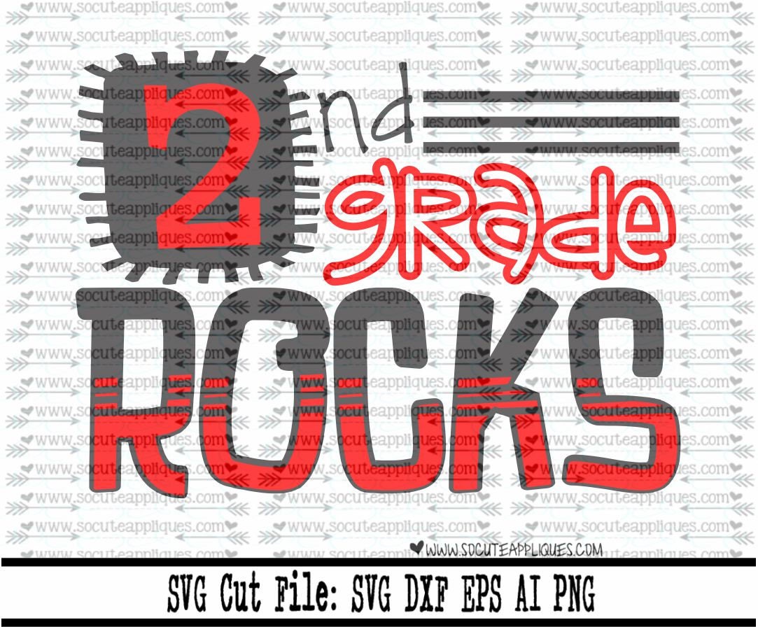 Back to School School SVG Bundle Kindergarten Rocks | Etsy