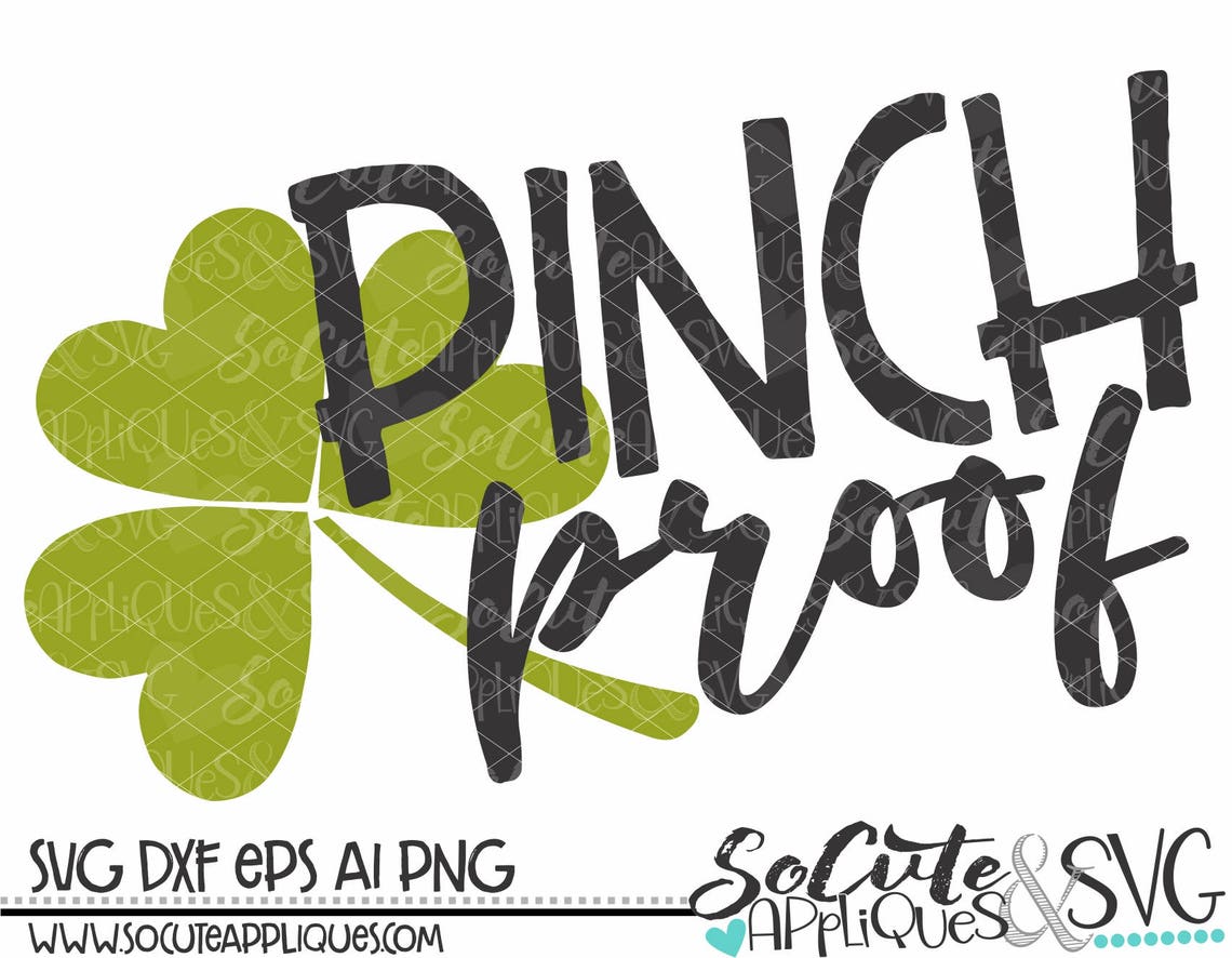 Pinch Proof Svg St Patricks Svg St Patricks Day SVG | Etsy