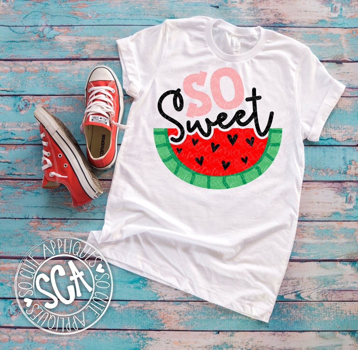 Watermelon so Sweet Svg Picnic SVG Summer Svg | Etsy