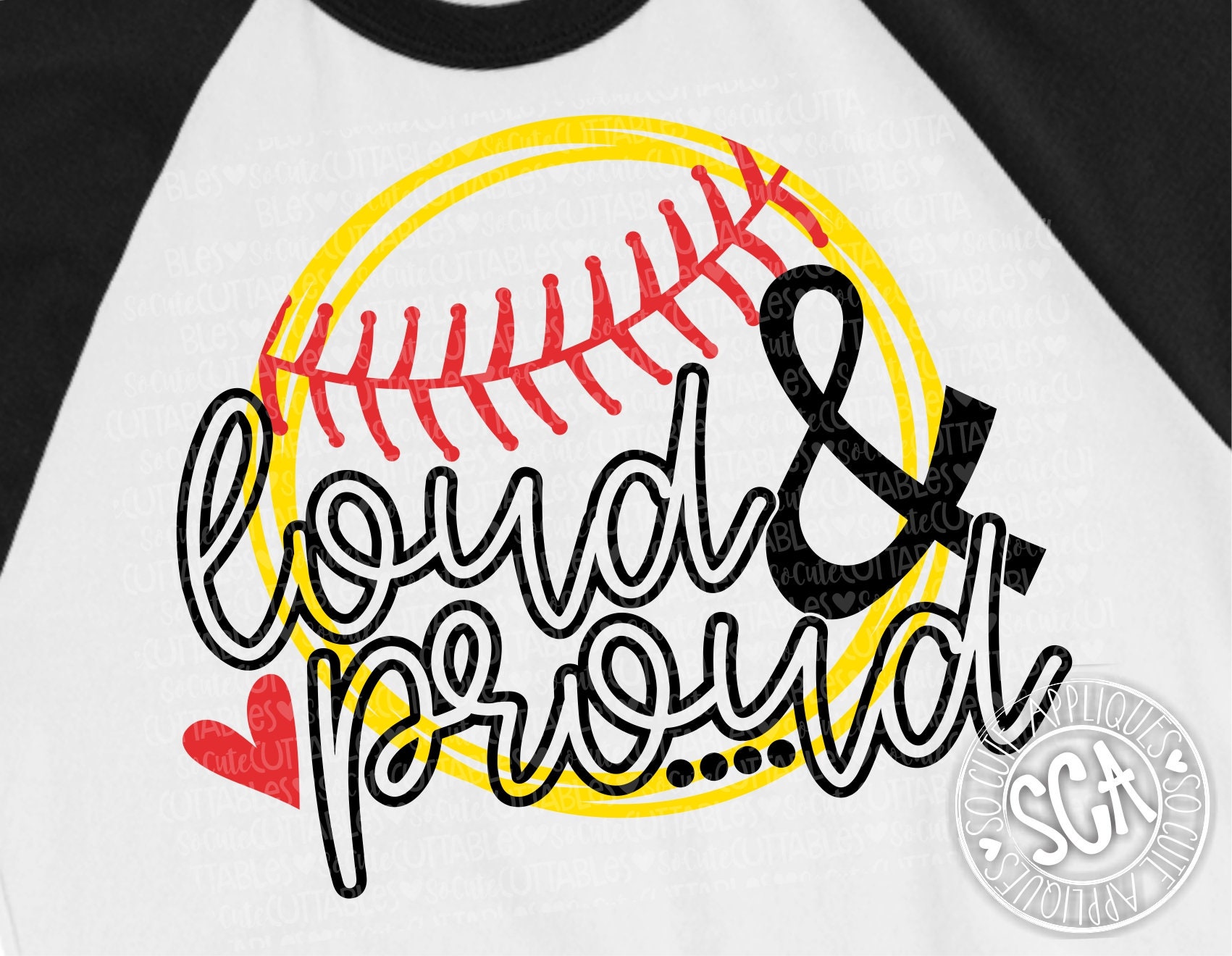 Softball Mom Svg Loud And Proud Svg Ball Mom Svg Design Etsy México