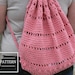 Beginner Friendly Crochet Drawstring Backpack Pattern / | Etsy