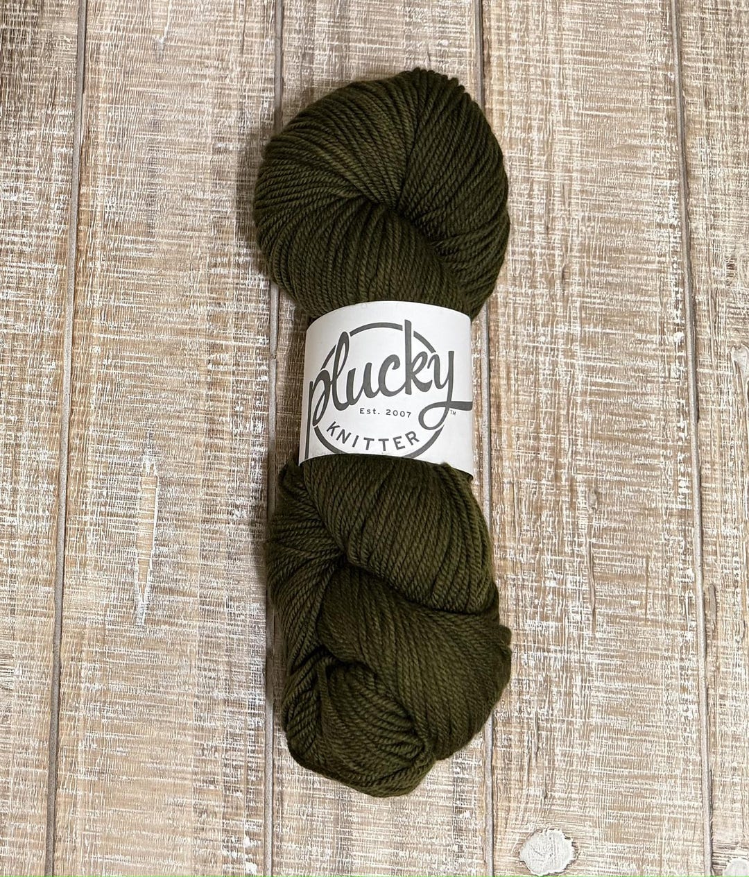 Plucky Luxe Merino Light Sport Weight Yarn, Color Like Toad-ally Dark ...