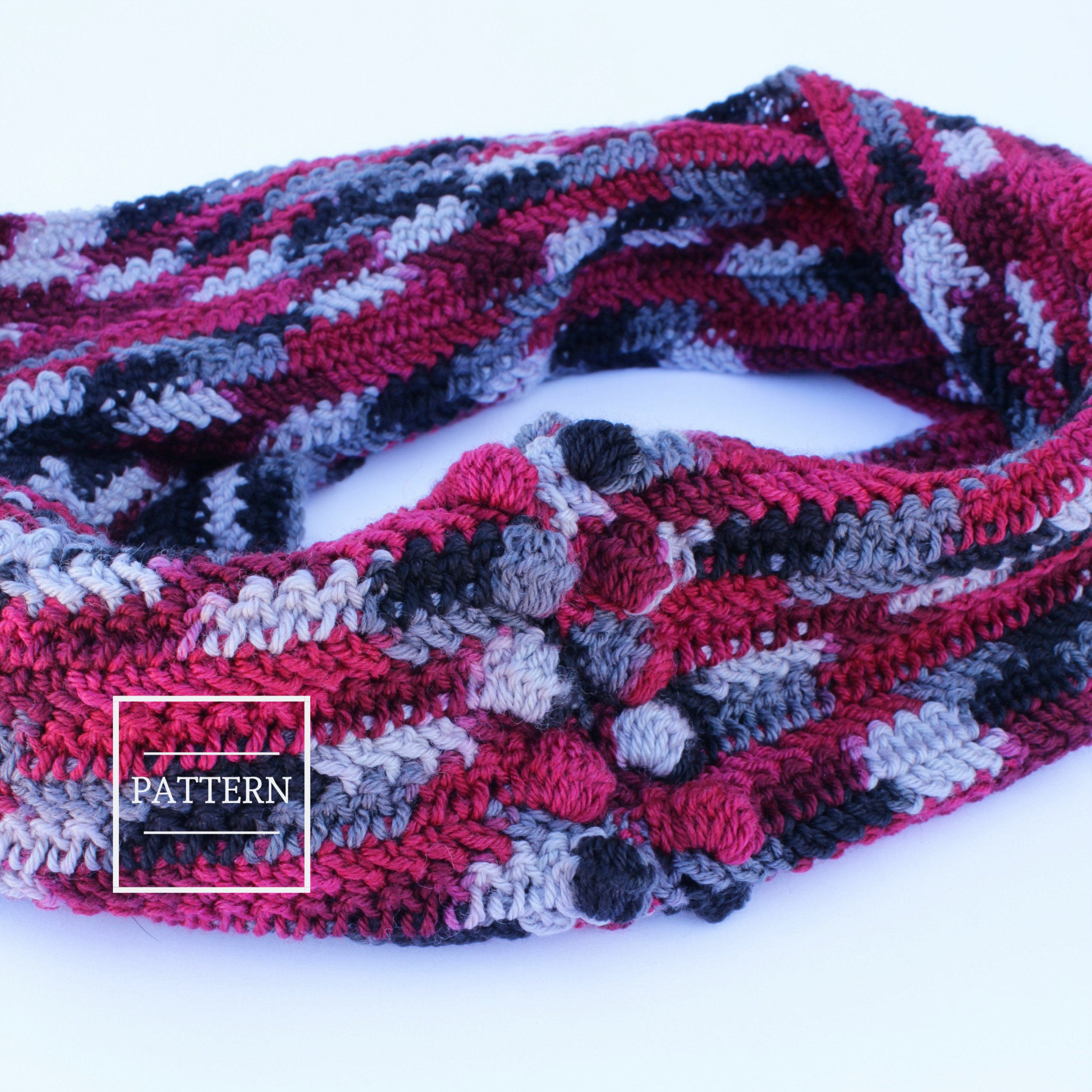 Crochet Cowl Pattern / Crochet Infinity Scarf Pattern / Crochet ...