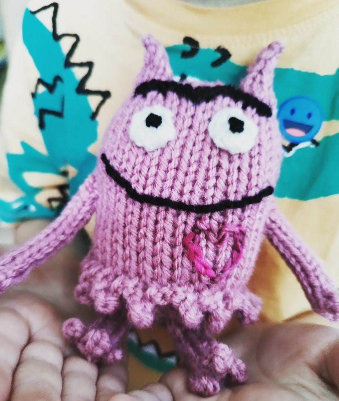 Knitted Emotions Colour Monster Educational Plush Softy - Etsy