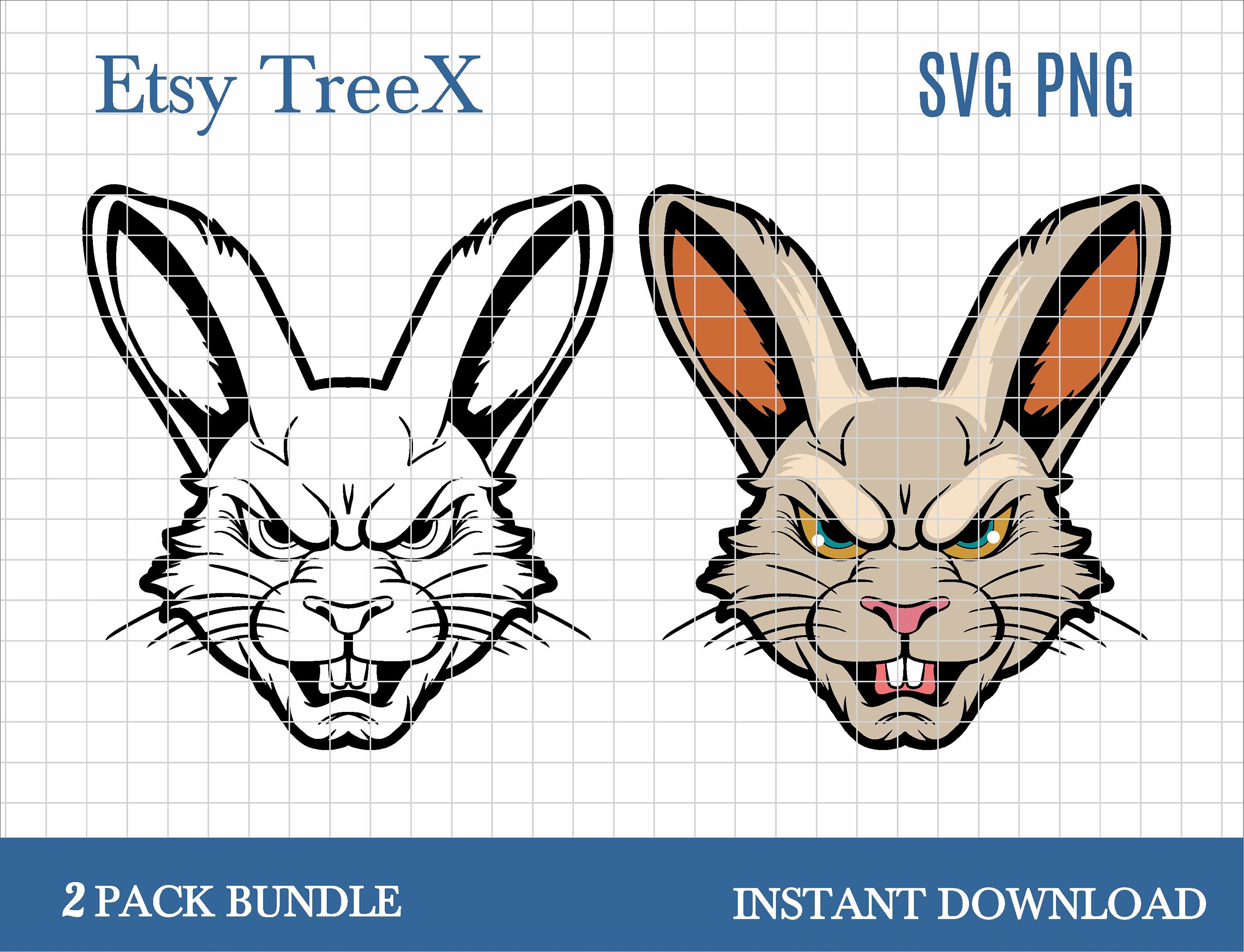 Grumpy Bunny Clipart