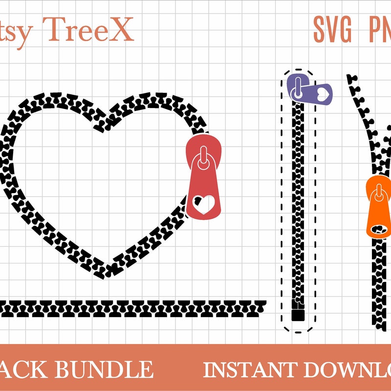 Open Zipper Svg - Etsy