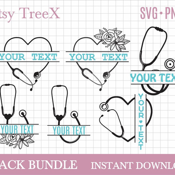 Stethoscope Monogram - Etsy
