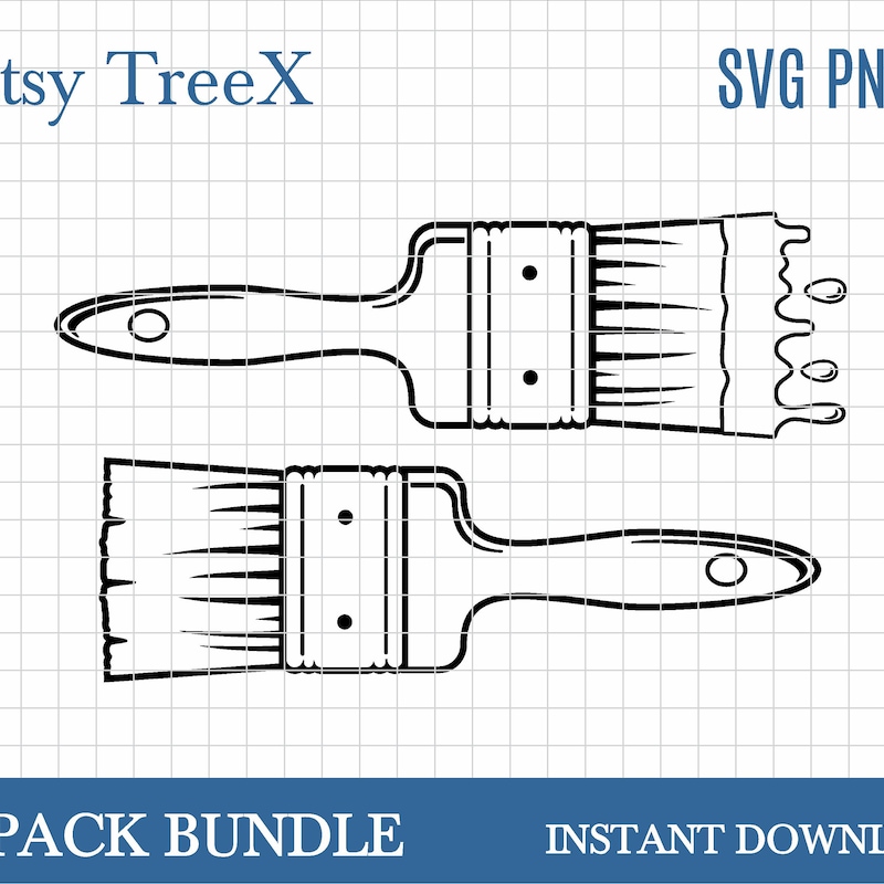 Paint Svg - Etsy