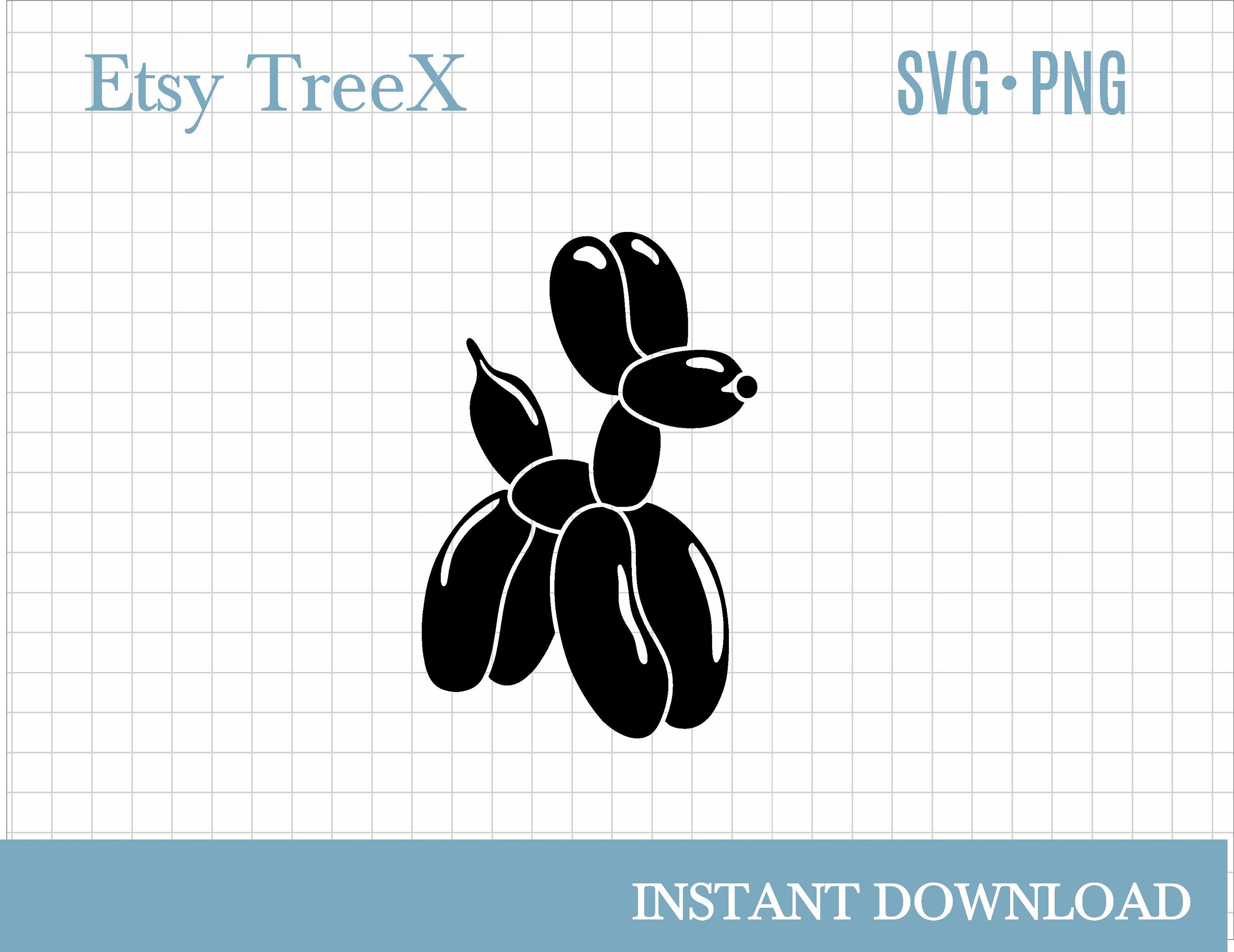 Balloon Dog SVG by Oxee balloon dog svg dog svg cut file | Etsy
