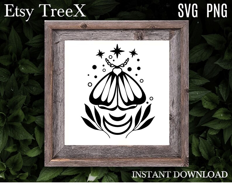 Mystical Moth SVG Bundle Boho Butterfly Svg Magic Butterfly - Etsy
