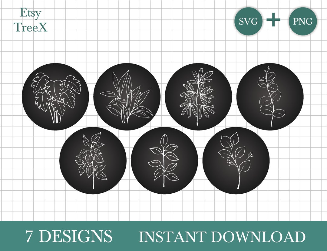 Hand Drawn House Plants SVG Bundle, Home Plant Svg, Potted Plant Svg by ...