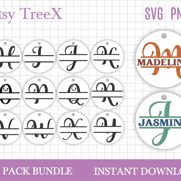 Monogram Keychain - Etsy