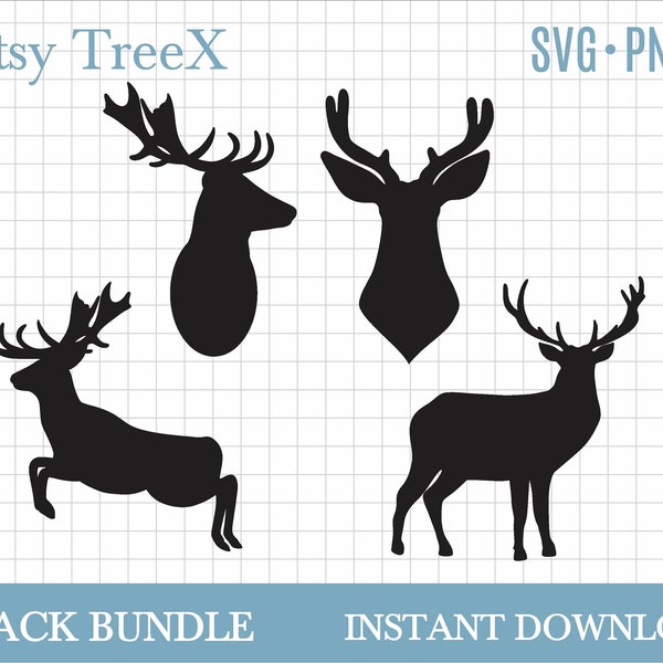 Deer Jumping Svg - Etsy