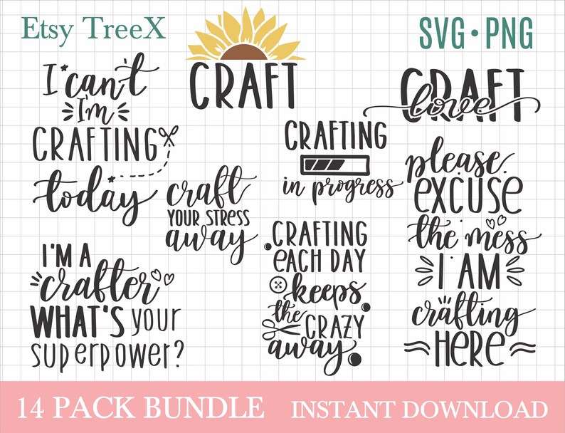 Happy crafter SVG sign by Oxee Craft SVG Crafting SVG Craft | Etsy