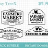 Farmers Market Svg Files, Svg Cut File Bundle, Local Produce, Shop ...