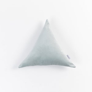 Triangle Velvet Pillow | Decorative Throw Pillow | Triangle Accent ...