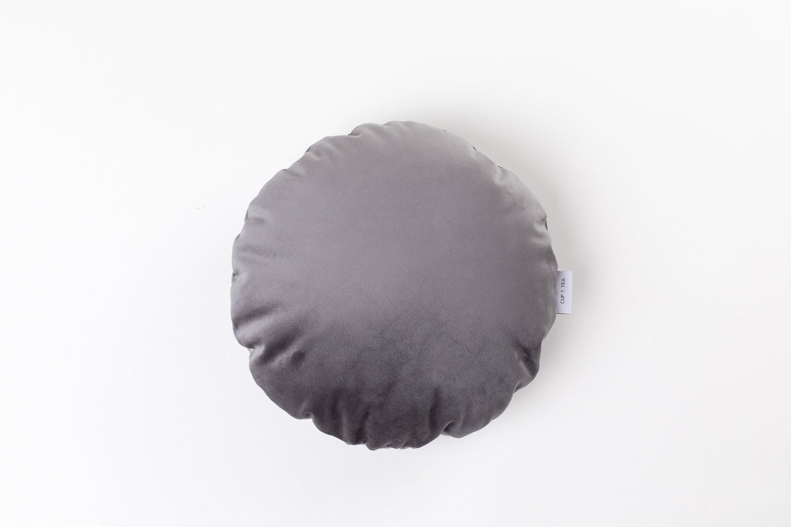 Round Velvet Pillow Decorative Throw Pillow Circle Accent - Etsy