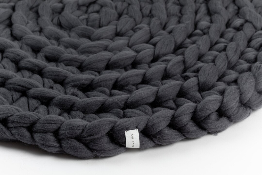 Chunky Rug | Round Rug | Wool Chunky Rug | 100 % Merino Wool | Giant ...