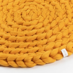 Chunky Rug | Round Rug | Wool Chunky Rug | 100 % Merino Wool | Giant ...